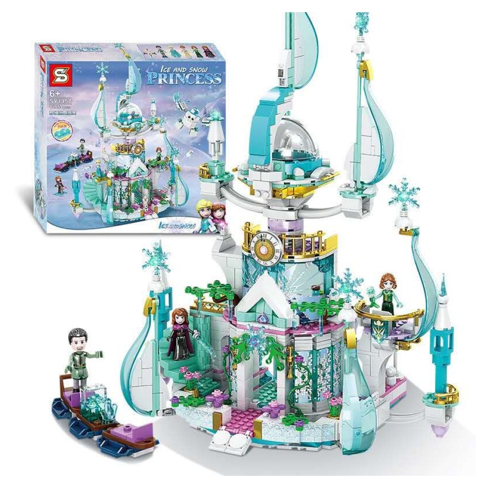 لگو دیزنی قصر السا فروزن اس وای 1255 قطعه مدل Lego SY 1458 Fantasy Ice ...