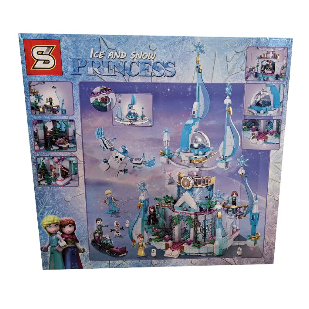 لگو دیزنی قصر السا فروزن اس وای 1255 قطعه مدل Lego SY 1458 Fantasy Ice ...