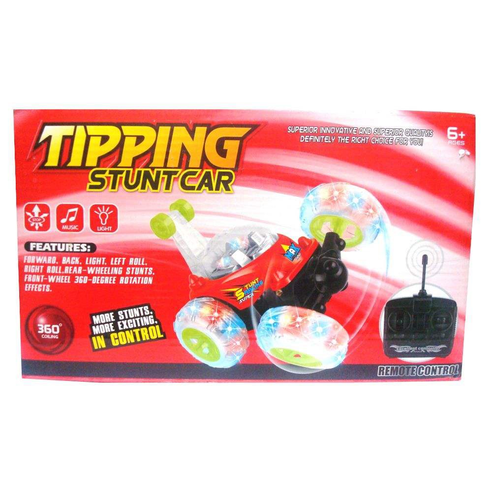 ماشین کنترلی دیوانه مدل 9802 Remote Control Tipping Stunt Car_اسباب بازی
