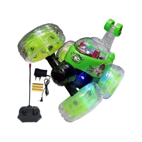 ماشین کنترلی دیوانه مدل 9802 Remote Control Tipping Stunt Car_اسباب بازی