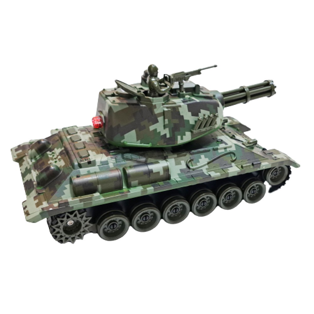 تانک کنترلی شارژی دودزا و تیر پرتاب کن تیر ژله ای مدل Tank Remote Controlاسباب بازی