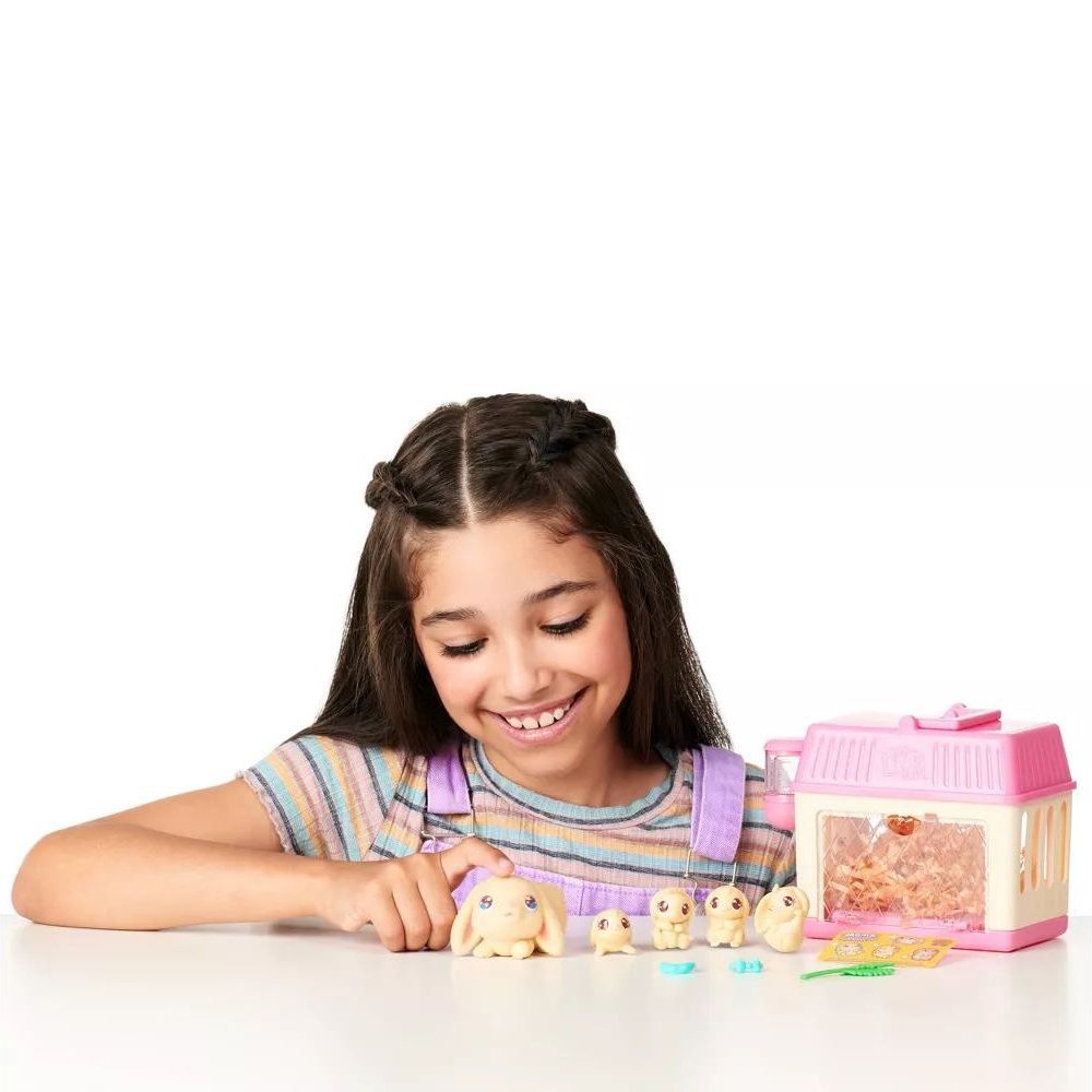 عروسک رباتیک خرگوش ماما سورپرایز Little Live Pets سری Mini مدل Moose ...