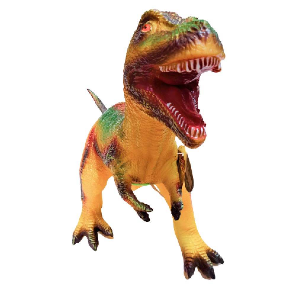 اکشن فیگور دایناسور تیرکس بزرگ نرم و صدا دار قهوه ای Jurassic World