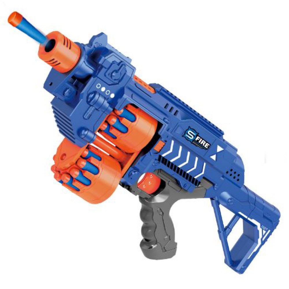 تفنگ اسباب بازی مسلسل تیر اسفنجی مدل Epic Rage gun G1_اسباب بازی