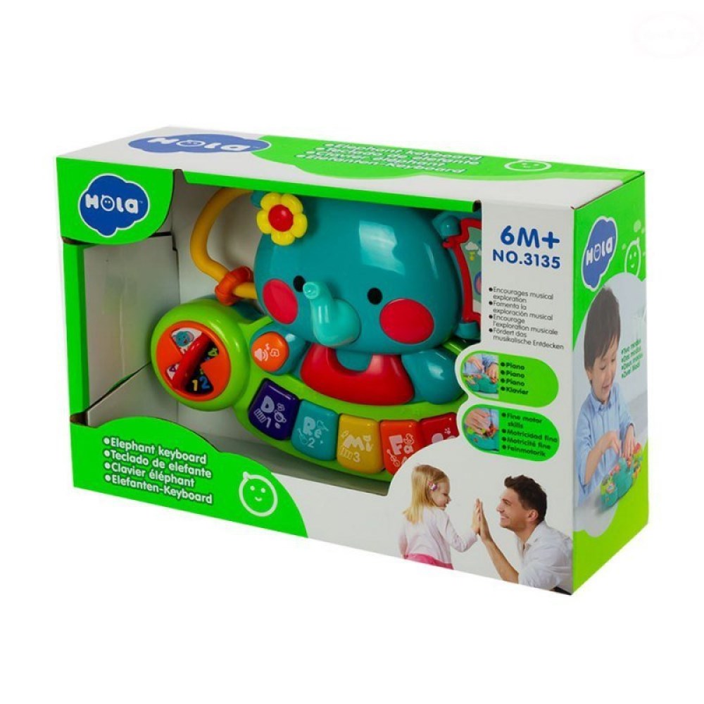 پیانو فیلی موزیکال هولی تویز مدل 3135 Hola Toys Elephant Keyboard_اسباب ... پیانو فیلی موزیکال هولی تویز مدل 3135 Hola Toys Elephant Keyboard_اسباب ...
