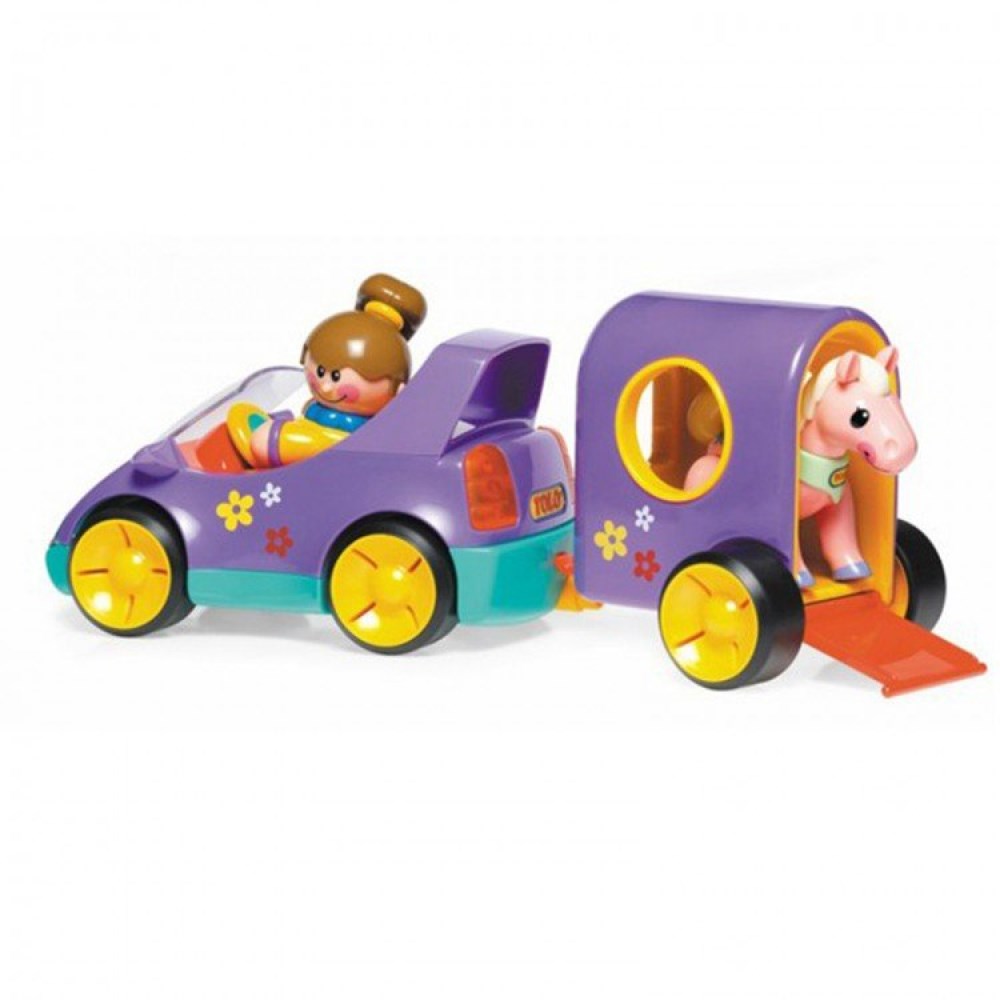 اسباب بازی ماشین یدک کش دختر تولو مدل 89911 Tolo Pony Trailer- Pastel ...